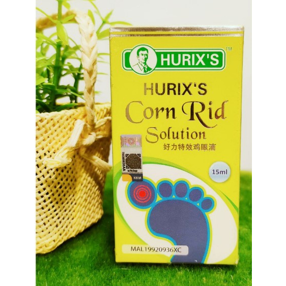 HURIX'S PENYELESAIAN KHAS KETUAT 好力特效鸡眼滴HURIX'S CORN RID SOLUTION ...