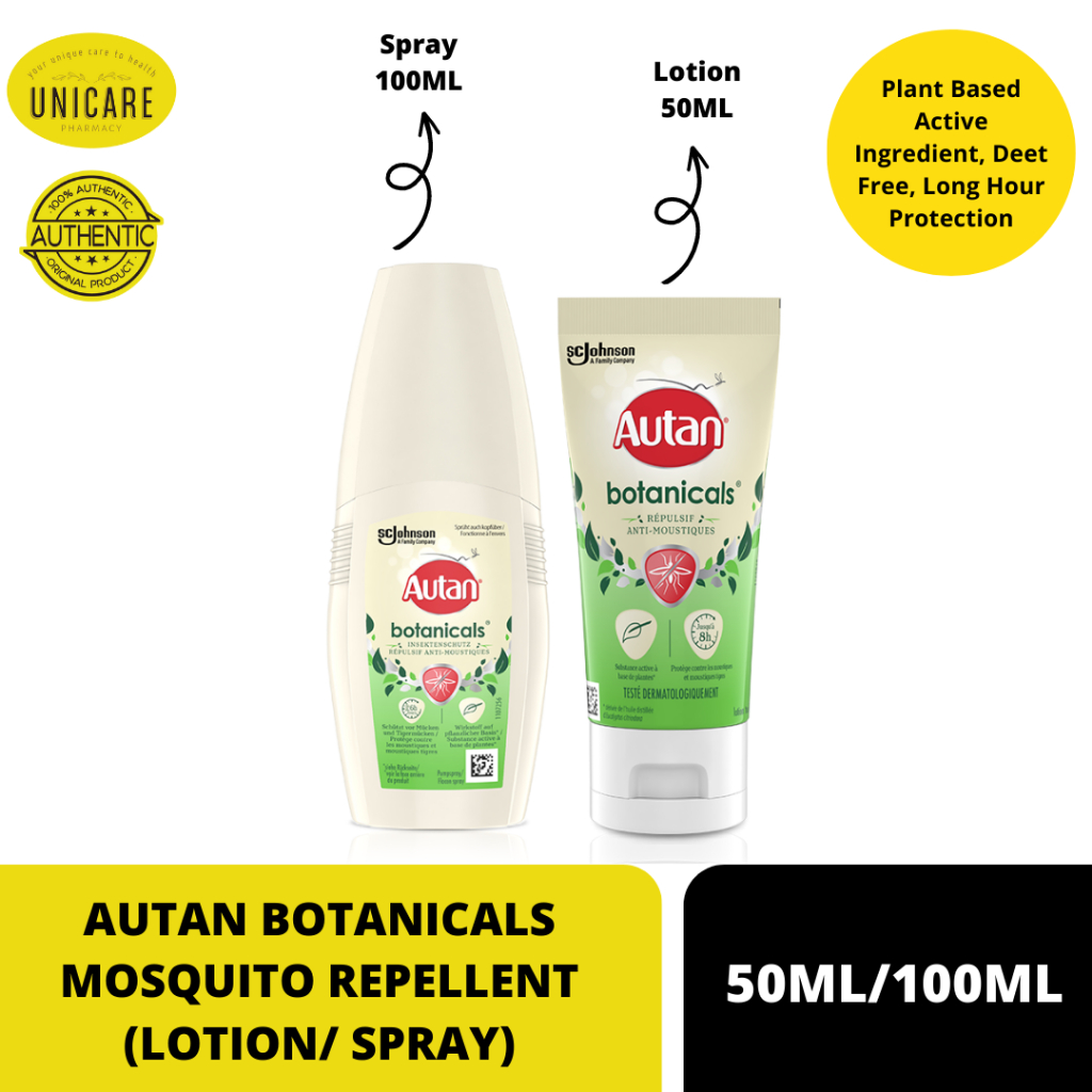 AUTAN BOTANICALS MOSQUITO REPELLENT (LOTION/ SPRAY) | Shopee Malaysia