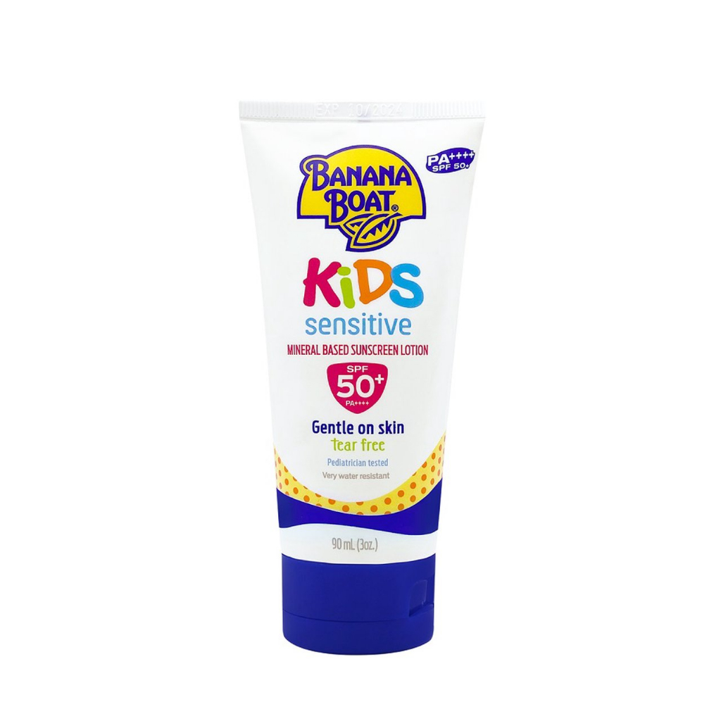 Banana Boat Kids Sensitive Sunscreen Lotion SPF 50+ 90ml Face Body ...