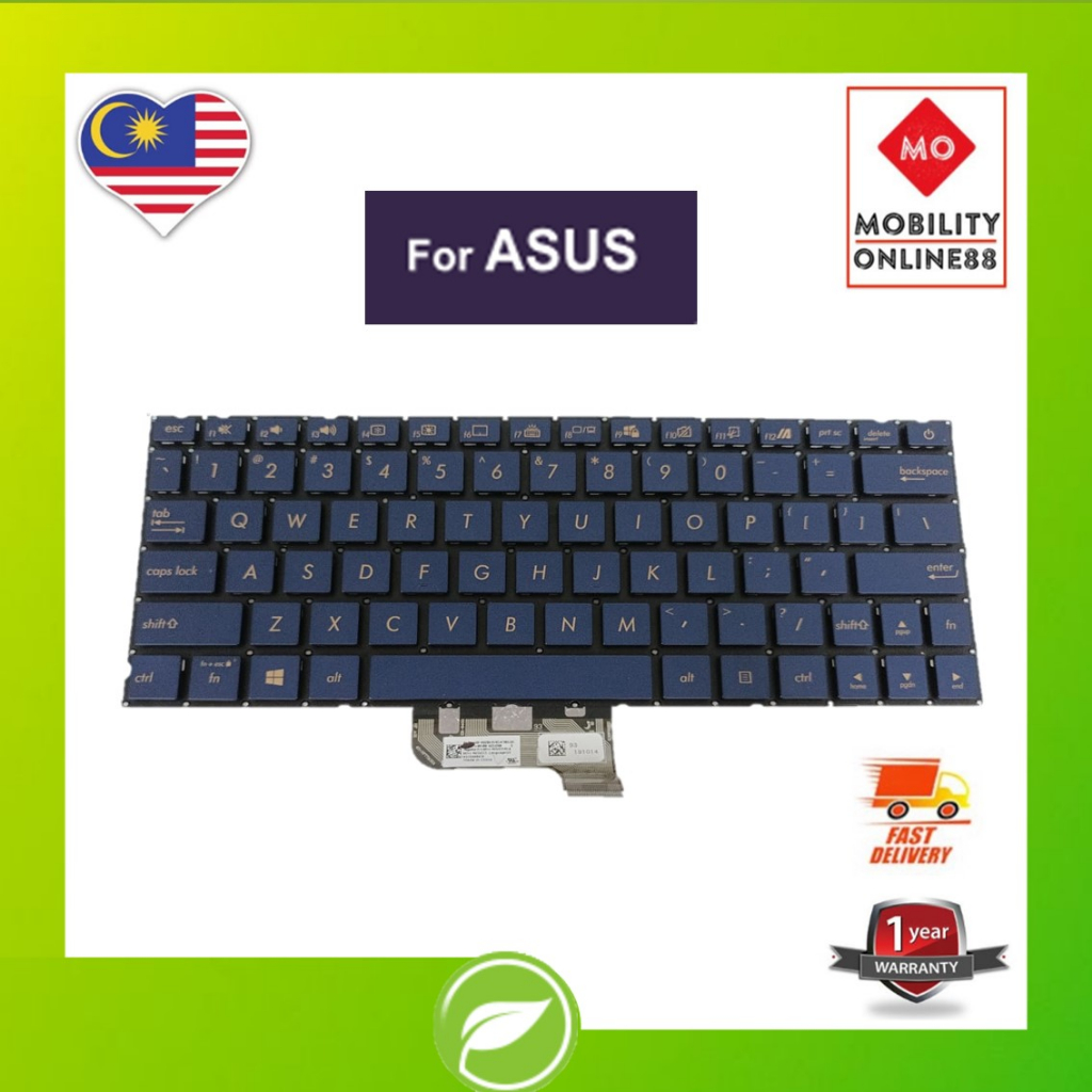 Asus Zenbook UX334F Backlight Laptop Keyboard | Shopee Malaysia