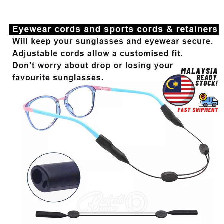 Adjustable Eyewear cords and sports cords & retainers Sunglasses Cords ...