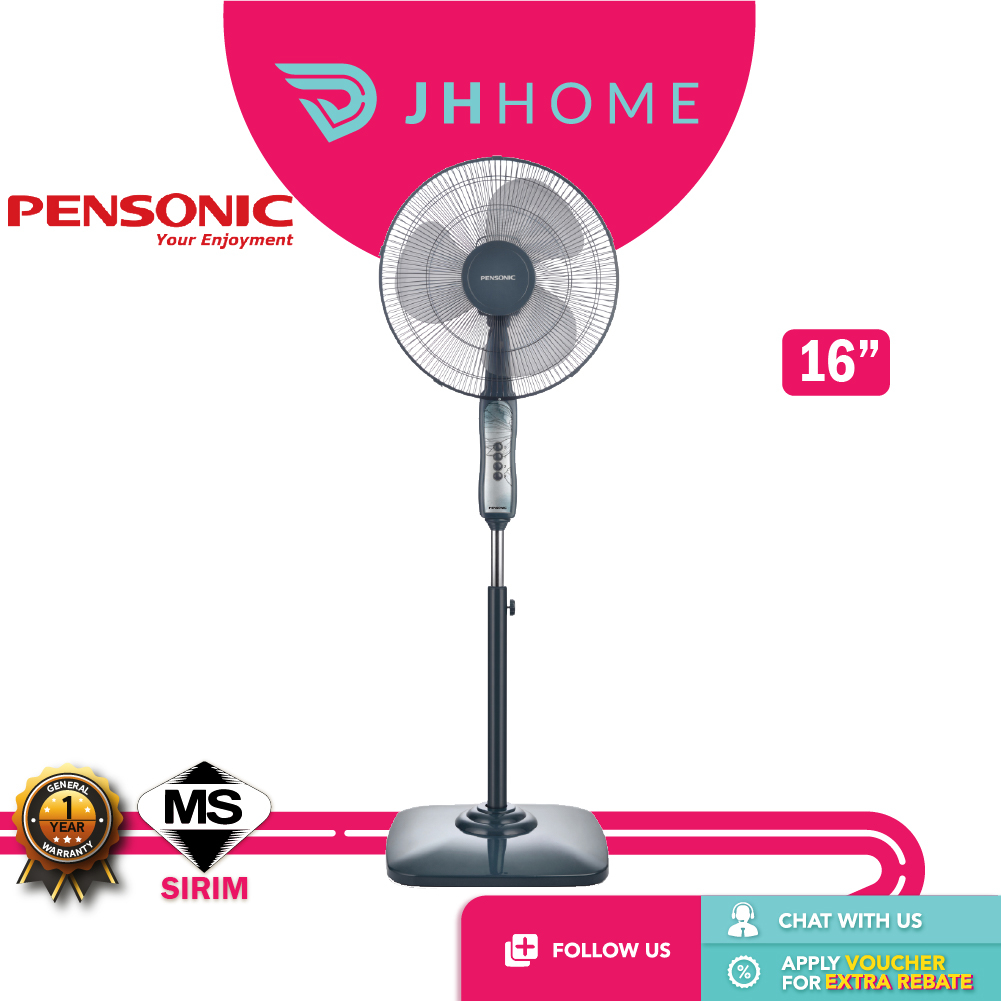 Pensonic 16" 3-Blade Stand Fan PSF-4507 PENSONIC PSF-45 16" STAND FAN ...