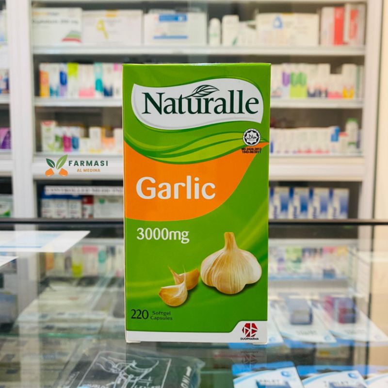 🌿 | Naturalle GARLIC 🧄 3000mg ( 220 Softgel Capsules ) | Shopee Malaysia