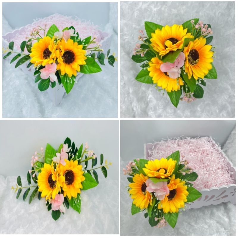 Bunga Hiasan Dulang Hantaran(Sunflower) | Shopee Malaysia
