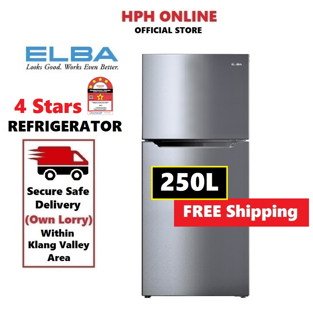 [FREE SHIPPING] Elba (185L /250L / 310L / 350L) Fridge Refrigerator ER ...