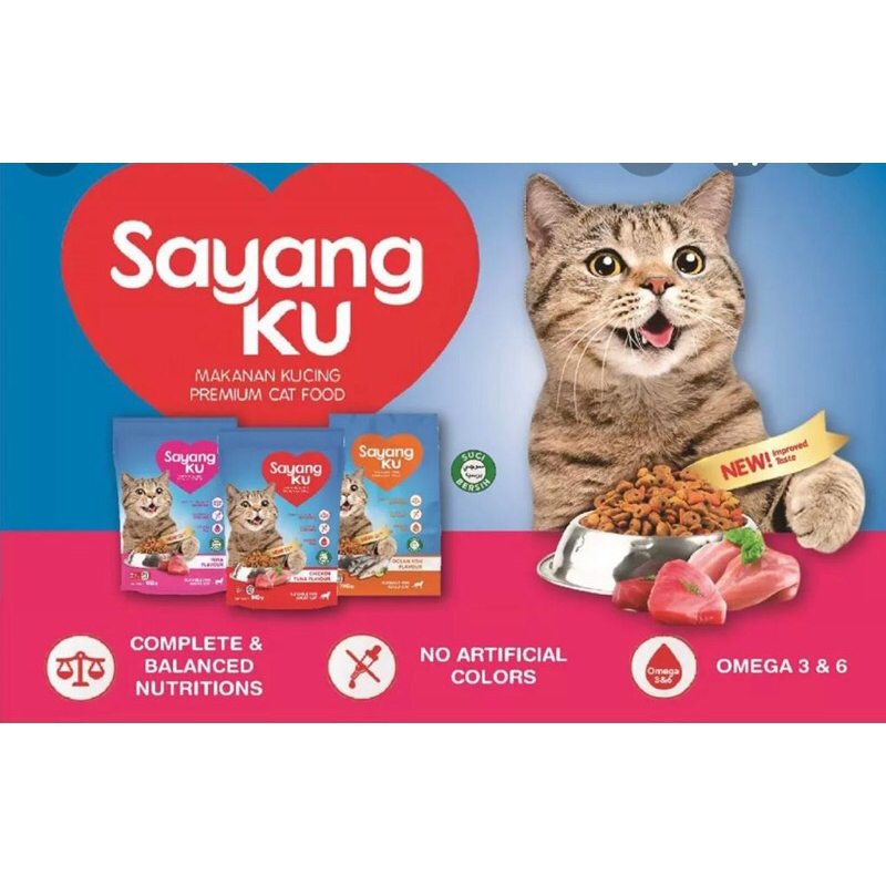 Sayangku Cat Food 1kg (Suitable for all breed) | Shopee Malaysia