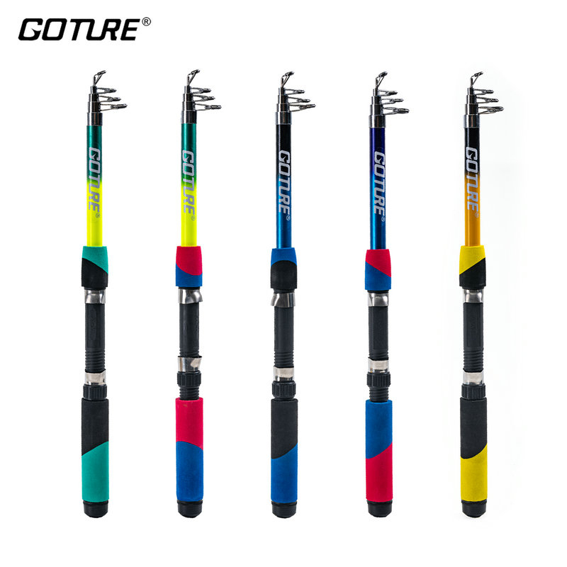 GOTURE 1.8m Glass Fiber Telescopic Rod Medium Power Spinning Sea ...