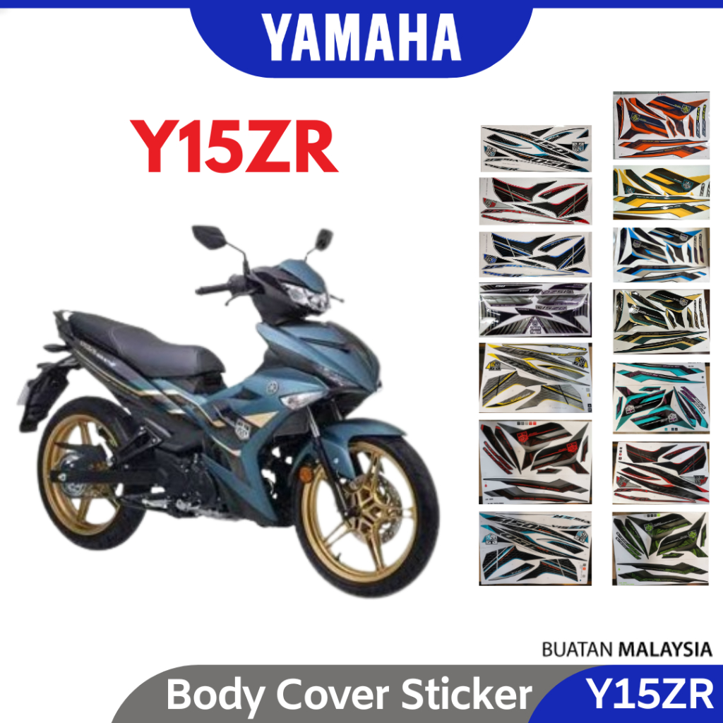 YAMAHA Y15ZR Body Cover Set Coverset Kosong Bodyset Stripe Strike ...
