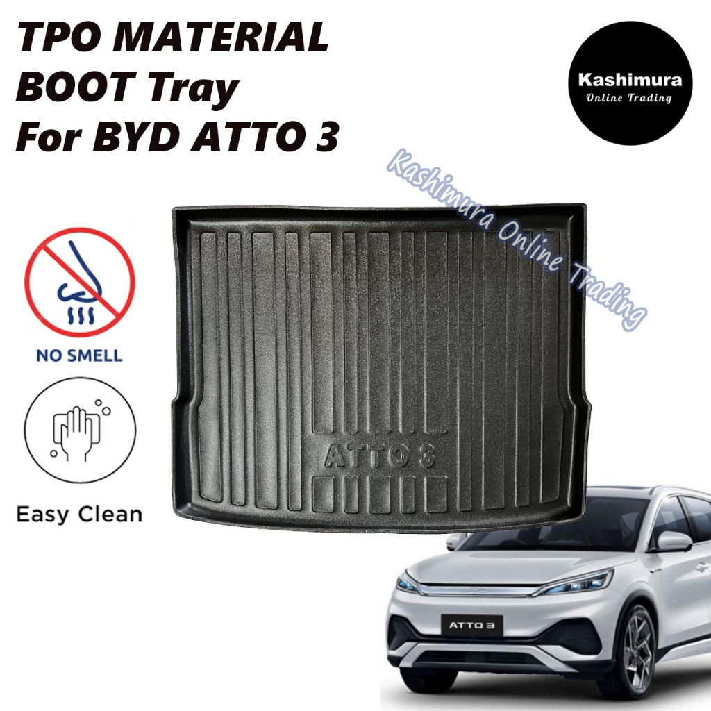 BYD ATTO 3 ATTO3 bootray boot tray cargo tray trunk tray (TPO) BUILD ...