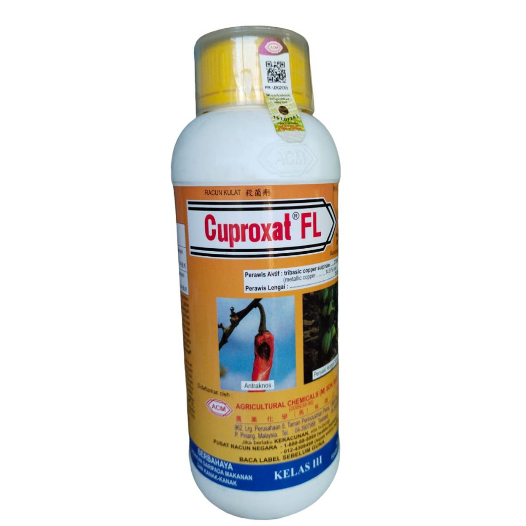 Acm Cuproxat FL 1 Liter / Racun Kulat / Copper Sulphate / Sebatian ...