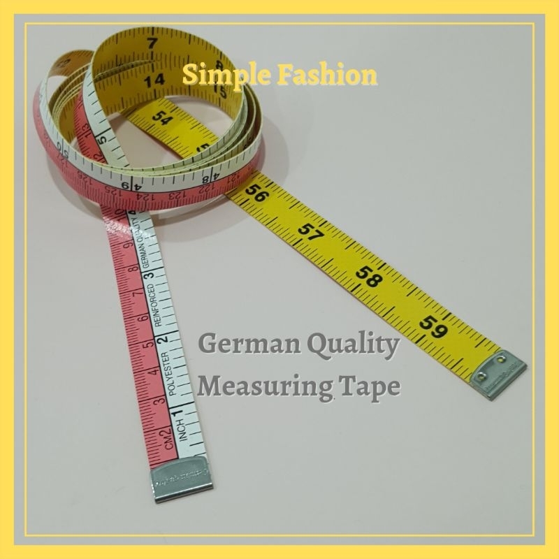 (German Quality) Tali Ukur / Tali Tape / Measuring Tape (60 inch/150cm ...