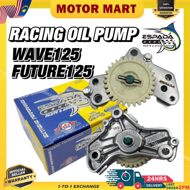 HONDA WAVE125 / FUTURE125 RACING OIL PUMP 100% ORIGINAL ESPADA LAGI ...