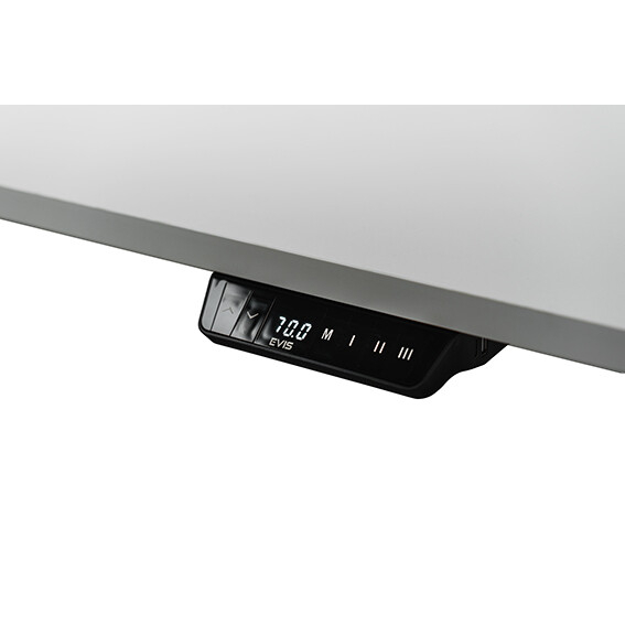 EVIS Smart Desk Lite Height Adjustable Office Desk with Curved Edges ...