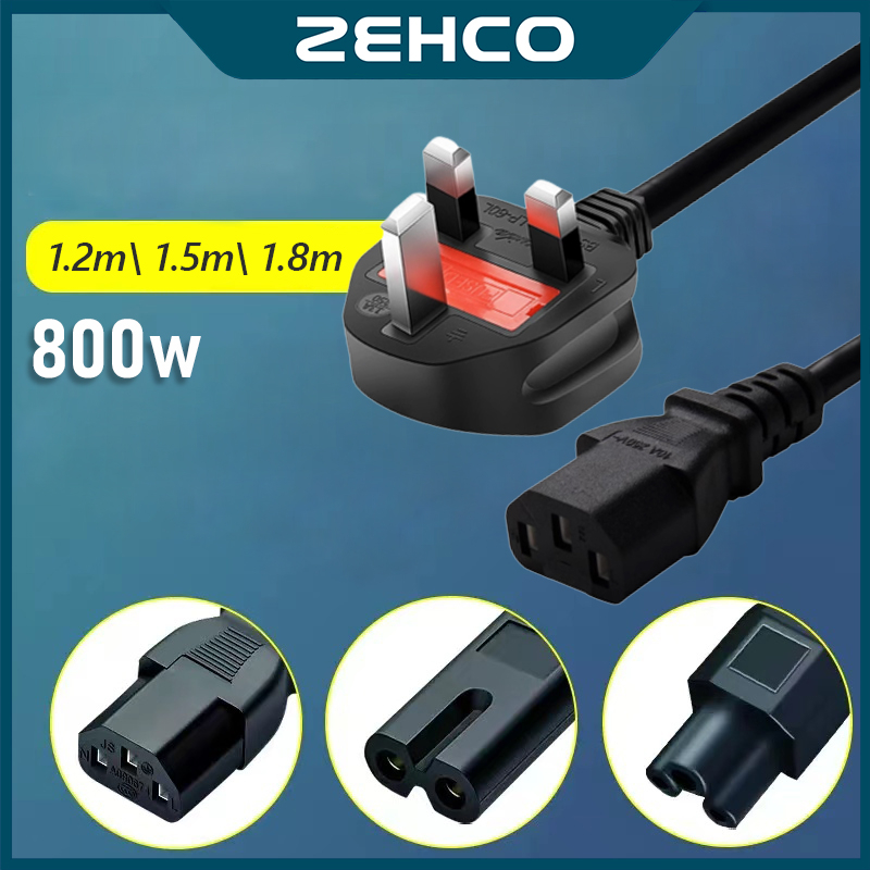 3 Pin UK Power Cord Cable 800W 1.2m/1.8m Malaysia Plug for Rice Cooker ...