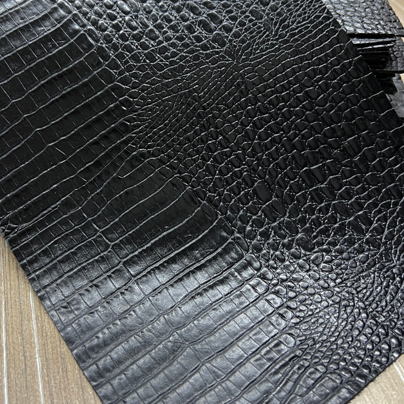 EMBOSSED ALIGATOR Crocodile Cow Leather Reptile Cetak Buaya Kulit (ALIG ...