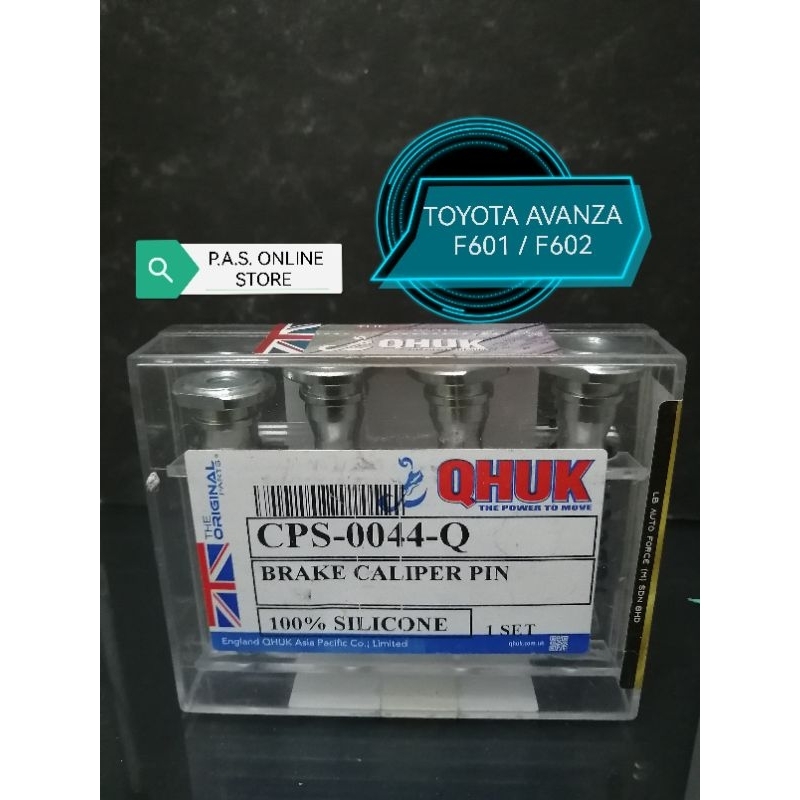 TOYOTA AVANZA FRONT BRAKE CALIPER PIN SILICONE QHUK | Shopee Malaysia