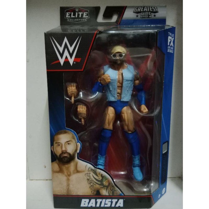 Mattel WWE Elite Greatest Hits Series 2 Batista Bluetista Wrestling ...