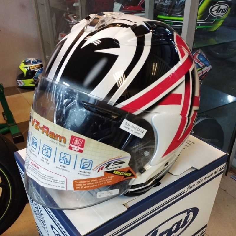 Arai VZ Ram Nakano Star original Japan Helmet open face | Shopee Malaysia