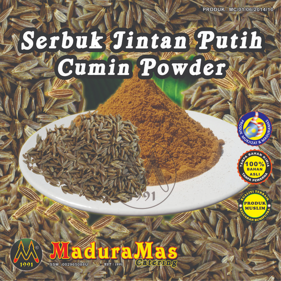 (🔥 Jualan Borong 🔥) Serbuk Jintan Putih - Cumin Powder 500g - 1 kg (100 ...