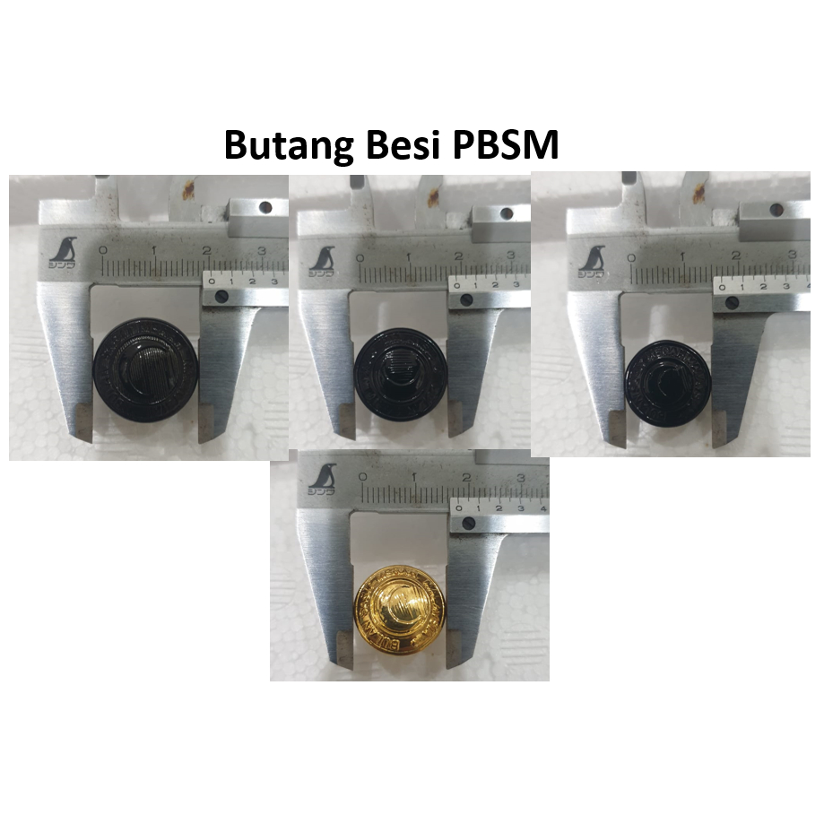 Butang Button Uniform PBSM Sabit Merah Metal Gold / Black | Shopee Malaysia
