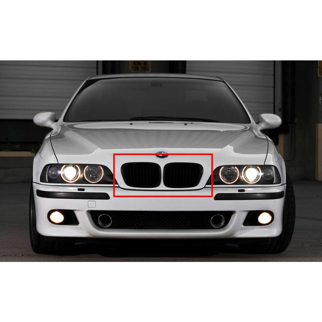 BMW Front Bumper Grille All Black For E39 | Shopee Malaysia