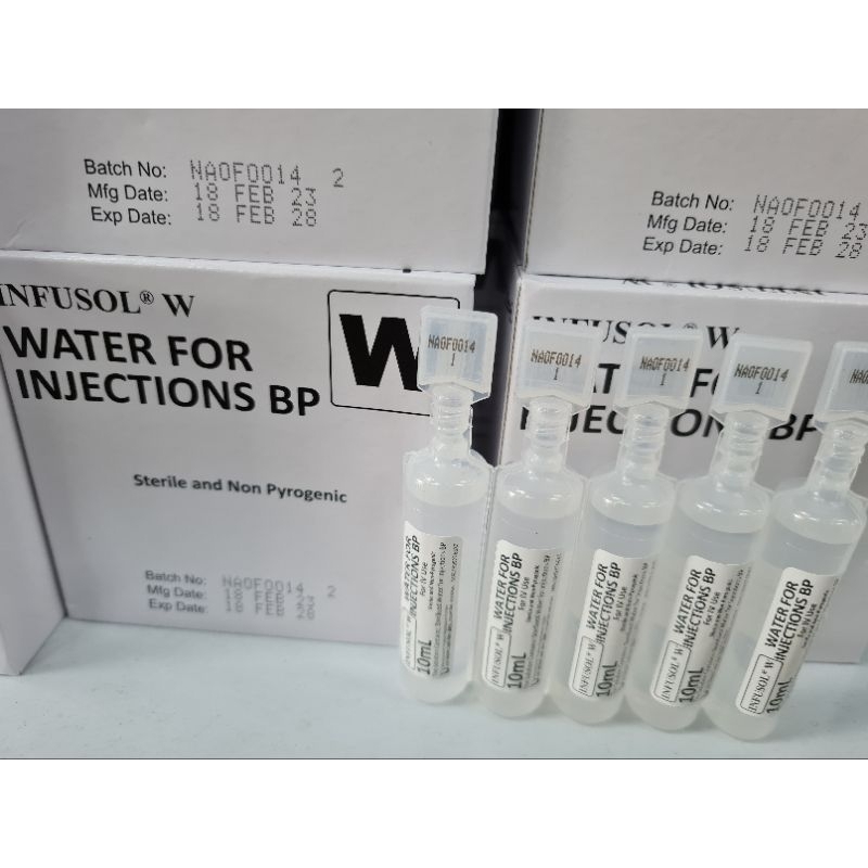 Infusol W Water For Injection BP 10ml ampoules | Shopee Malaysia