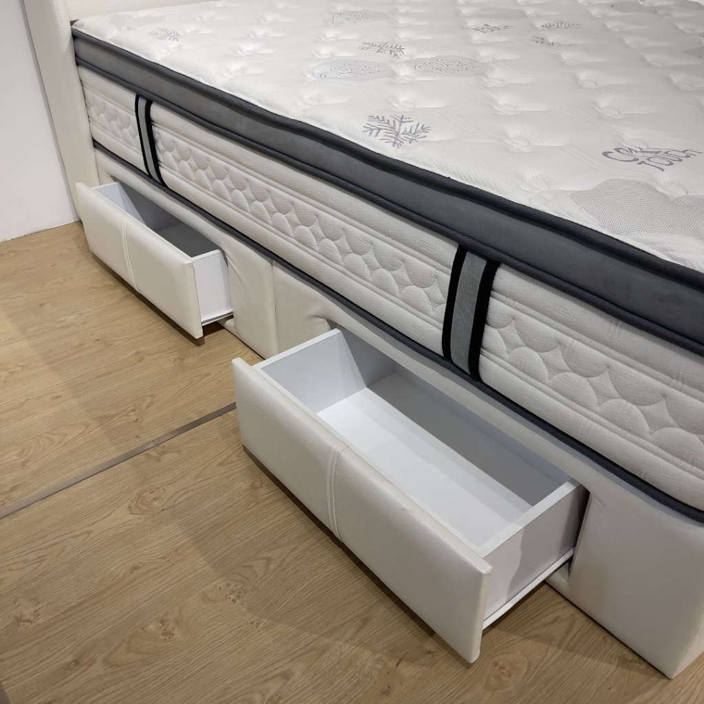 EE LIFE DESIGN Rangka Katil Dengan 2 Laci /Queen Katil /Bed Frame With ...