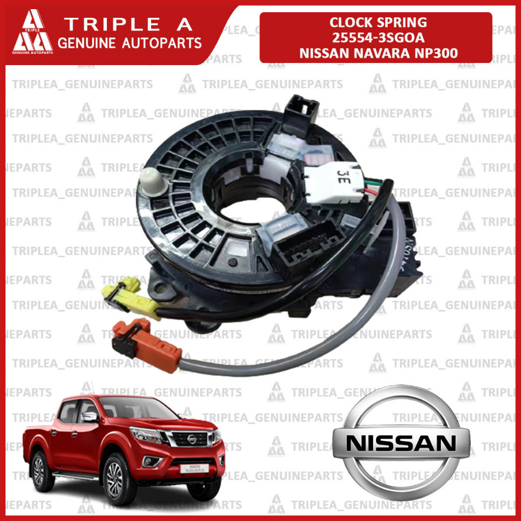 WARRANTY | 25554-3SGOA CLOCK SPRING NISSAN NAVARA NP300 AIR BAG, SPIRAL ...