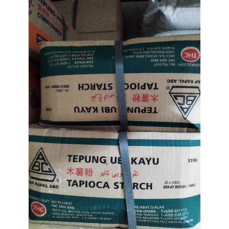 Tepung Ubi Cap Kapal ABC / Tapioca Starch 500g (Carton) | Shopee Malaysia