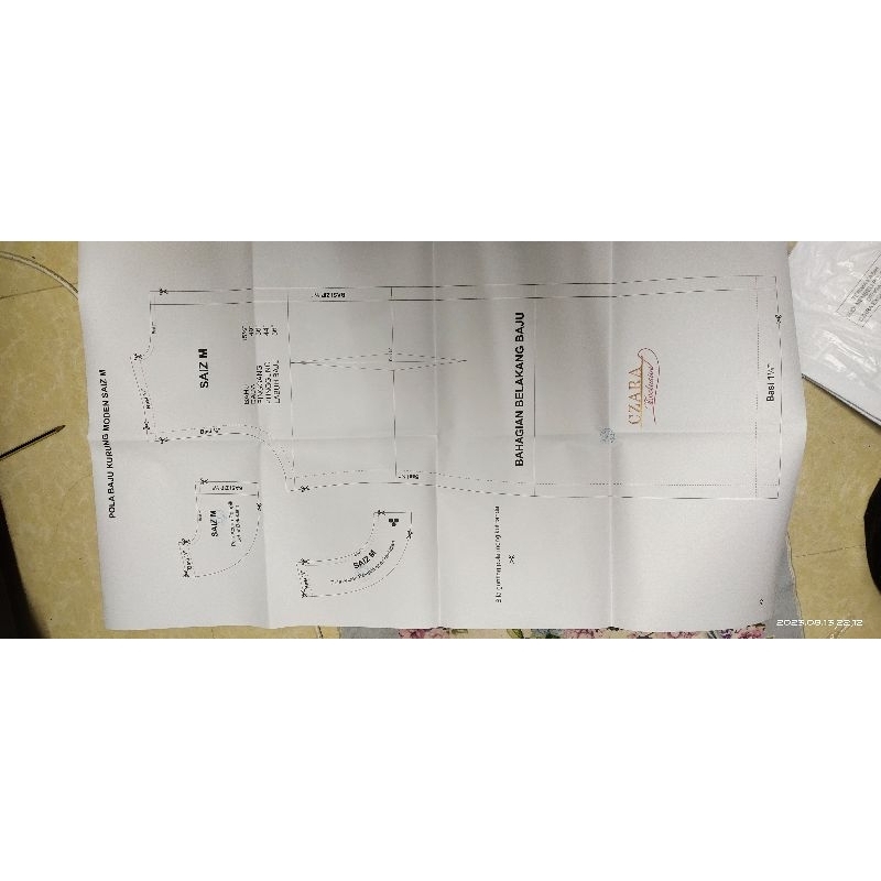 Pola Printed Baju Kurung Moden Dewasa | Shopee Malaysia