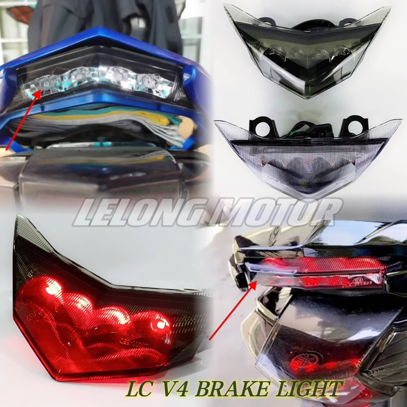 LC V4 L-BAR BRAKE LIGHT SPOILER BRAKE LIGHT | Shopee Malaysia