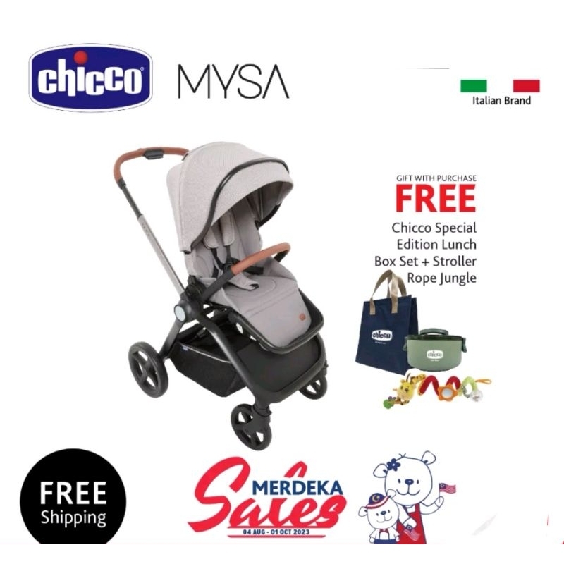 💖New Chicco MYSA Two Way Stroller💖 | Shopee Malaysia