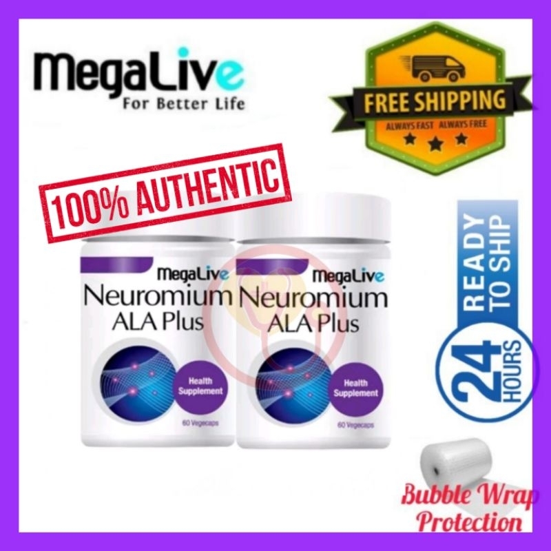 MEGALIVE NEUROMIUM ALA PLUS (2X60'S) | Shopee Malaysia