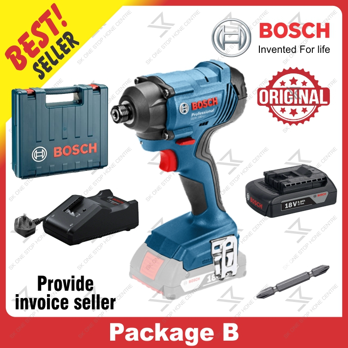 BOSCH GDR 180-LI GDR180 18V CORDLESS BATTERY IMPACT DRIVER SOLO ...
