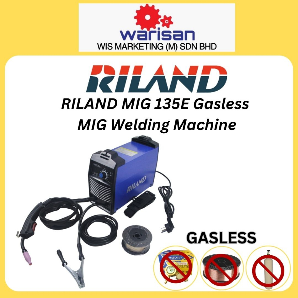 RILAND MIG 135E Gasless MIG Welding Machine MIG135E | Shopee Malaysia