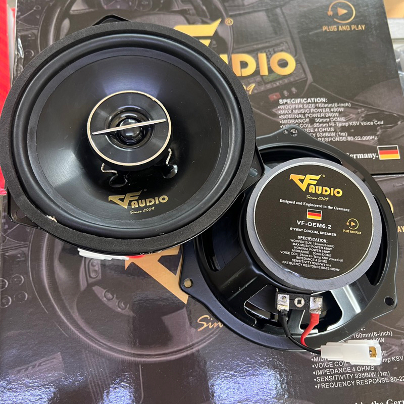 VF AUDIO VF-OEM6.2 6inch SPEAKER PERODUA PLUG AND PLAY MYVI ALZA AXIA ...