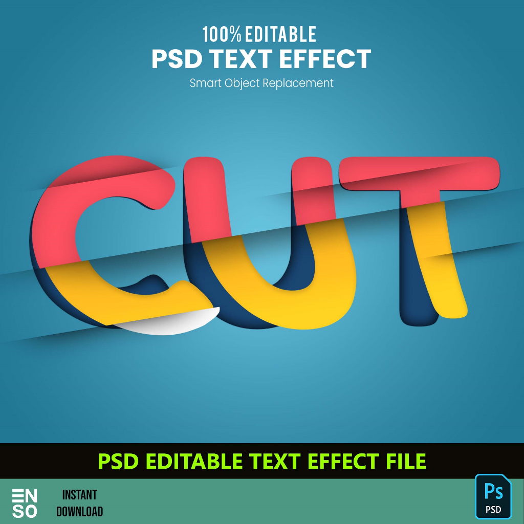 PSD Text Effect Stylish Text | Editable PSD Text Logo | Creative ...