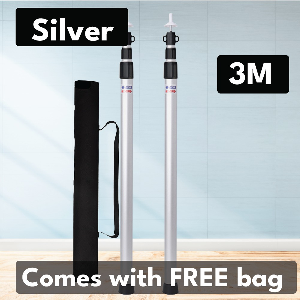 Das Nature™ Flysheet Pole Adjustable Heavy Duty Tent pole Rod tiang ...