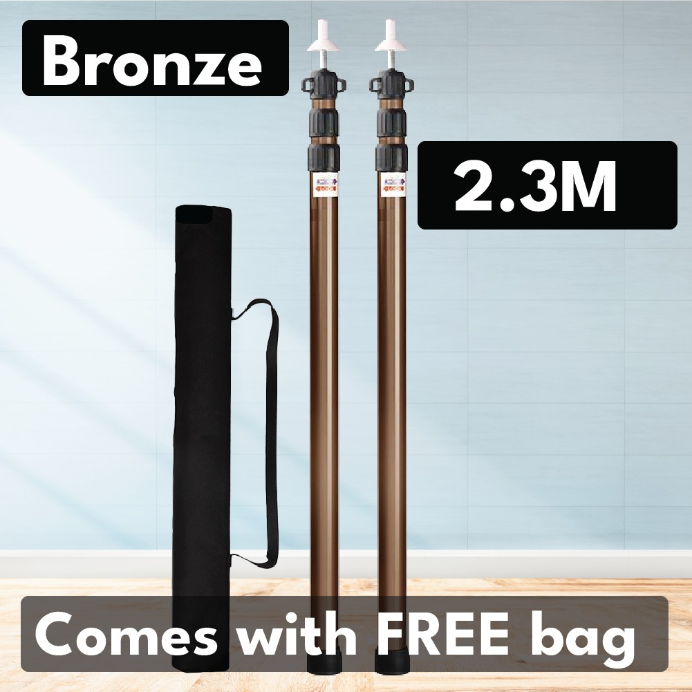 Das Nature™ Flysheet Pole Adjustable Heavy Duty Tent pole Rod tiang ...