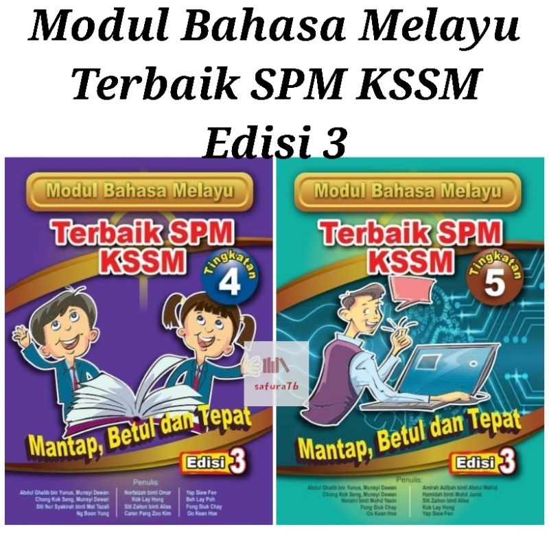 Bahasa Melayu SPM KSSM Modul Bahasa Melayu Terbaik SPM KSSM Edisi 3 ...