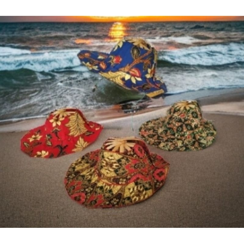BATIK HAT WITH VARIETY OF COLOURS /TOPI BATIK DENGAN PELBAGAI CORAK ...