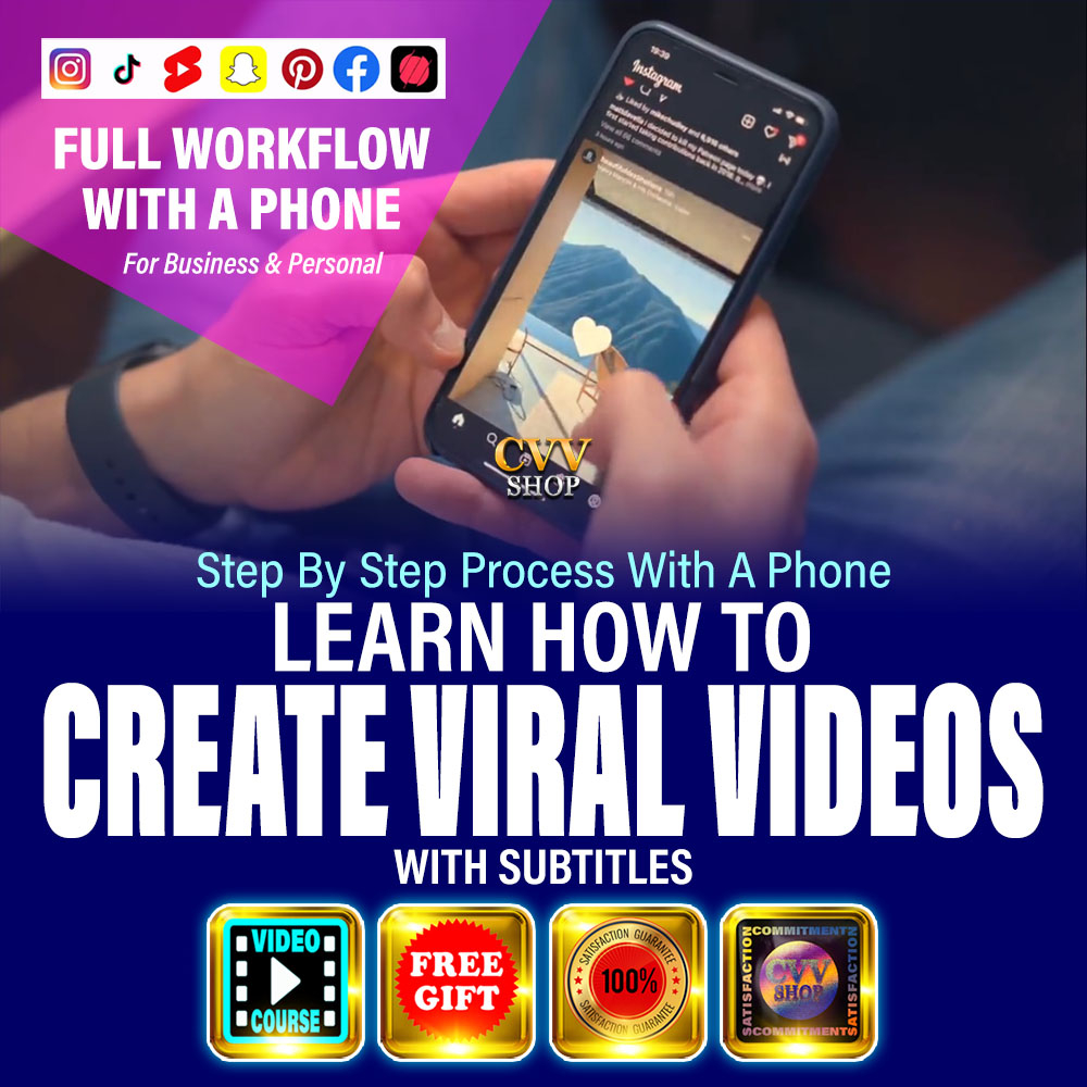 Video Course - How To Create Viral Videos - Full Workflow With A Phone ...