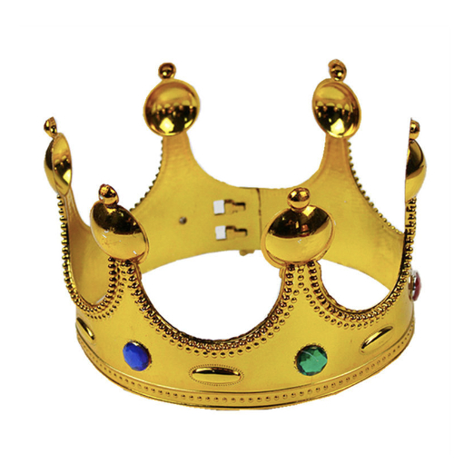 MSIA Ready Stock/ King Crown Birthday Party Hat Classic Golden Headwear ...