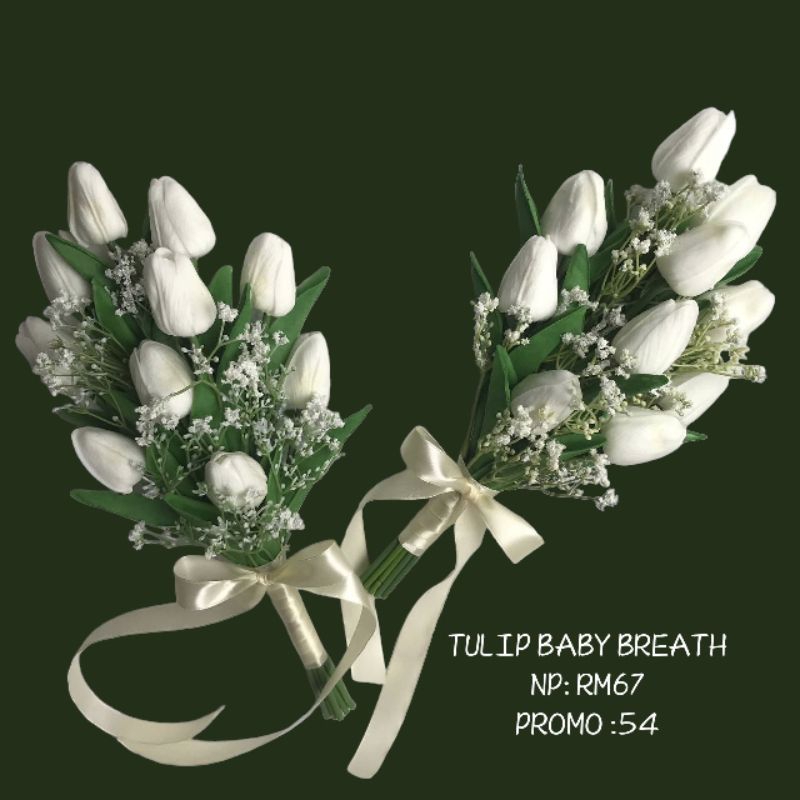 bunga tangan pengantin tunang sanding Nikah murah tulip | Shopee Malaysia