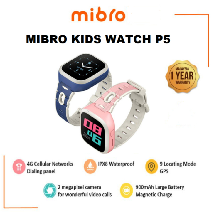 Xiaomi Mibro P5 Kids Smartwatch Kids Watch Phone | 4G HD Video Call ...