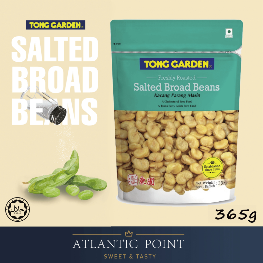 Tong Garden Salted Broad Beans Without Skin 365g - Freshly Roasted ...