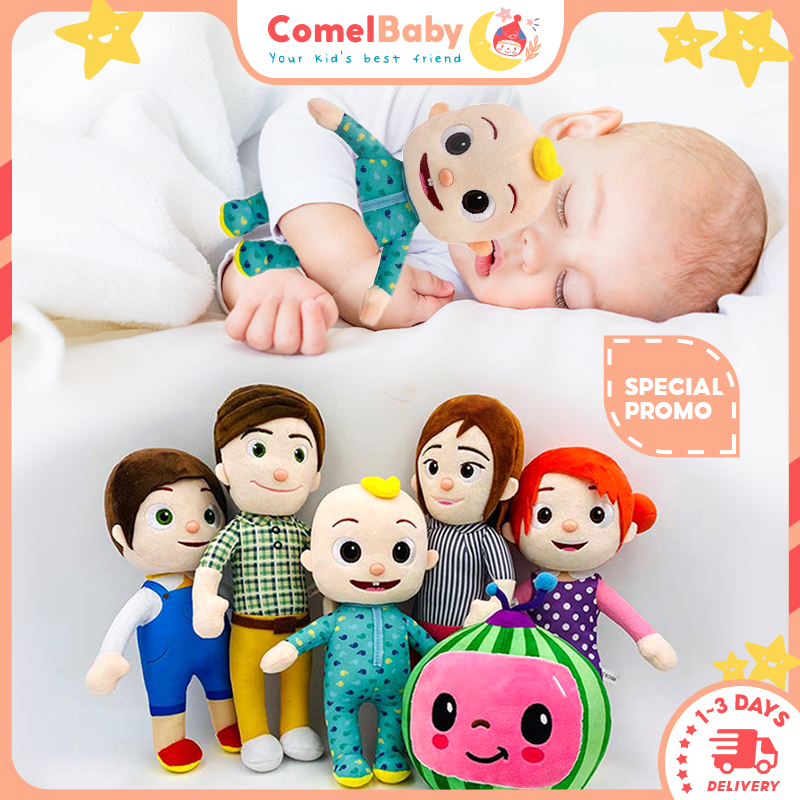 ComelBaby Cartoon Coco Melon Plush Doll Educational Stuffed Toys Kids ...
