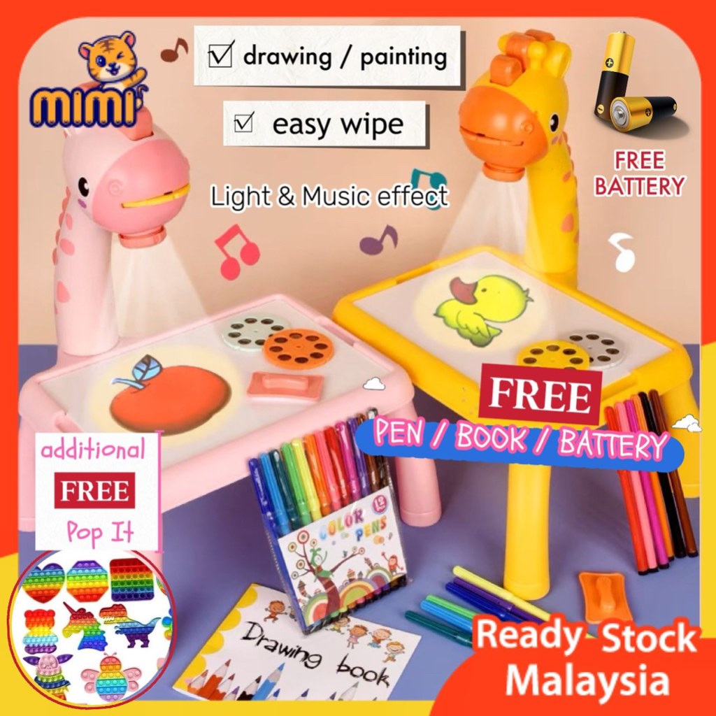 Children's Projector Drawing Board Children's Projector Painting Table ...