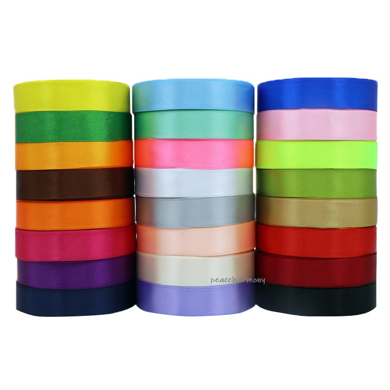 [Width 2CM] SATIN Ribbon / Riben Satin untuk Bunga dan Hadiah | Shopee ...