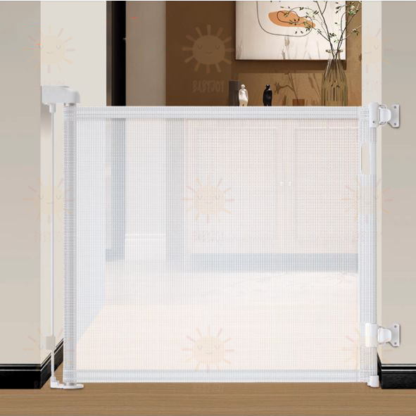 BABYJOY Retractable Baby Gate Pagar Baby Safety Gate For Stairs Pagar ...